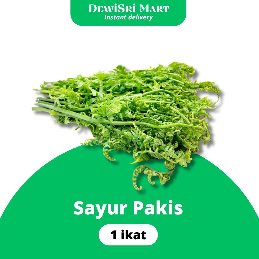 Jual Sayur Paku ( Pakis ) Per 1 ikat - Dewi Sri Mart | Shopee Indonesia