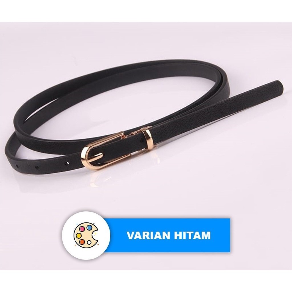 Jual Ikat Ban Pinggang Adjustable HOT TREND Korea Fashion Kulit Gasper Kecil Sabuk Cewe Belt ...