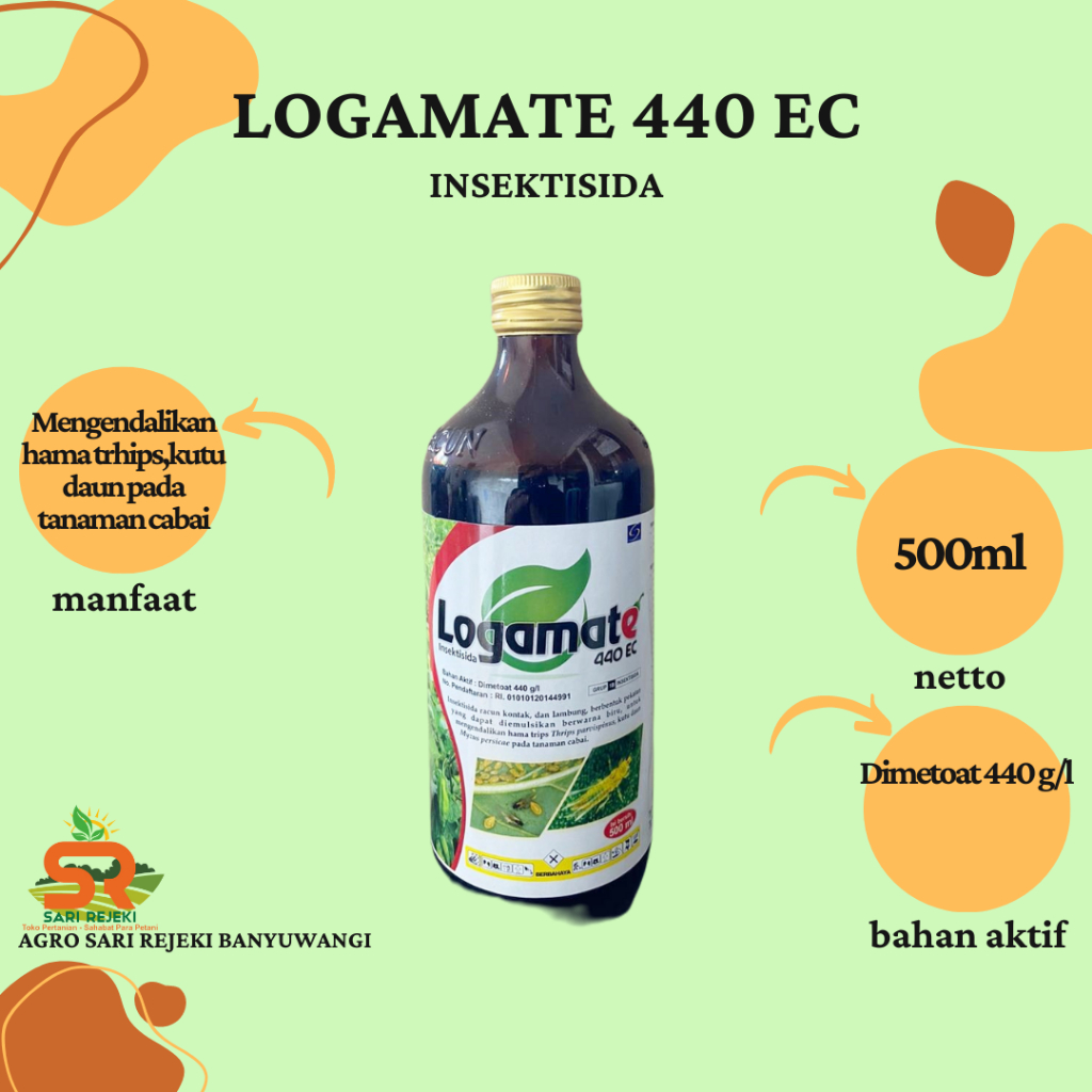 Jual LOGAMATE 440EC 500ML INSEKTISIDA dimetoat | Shopee Indonesia