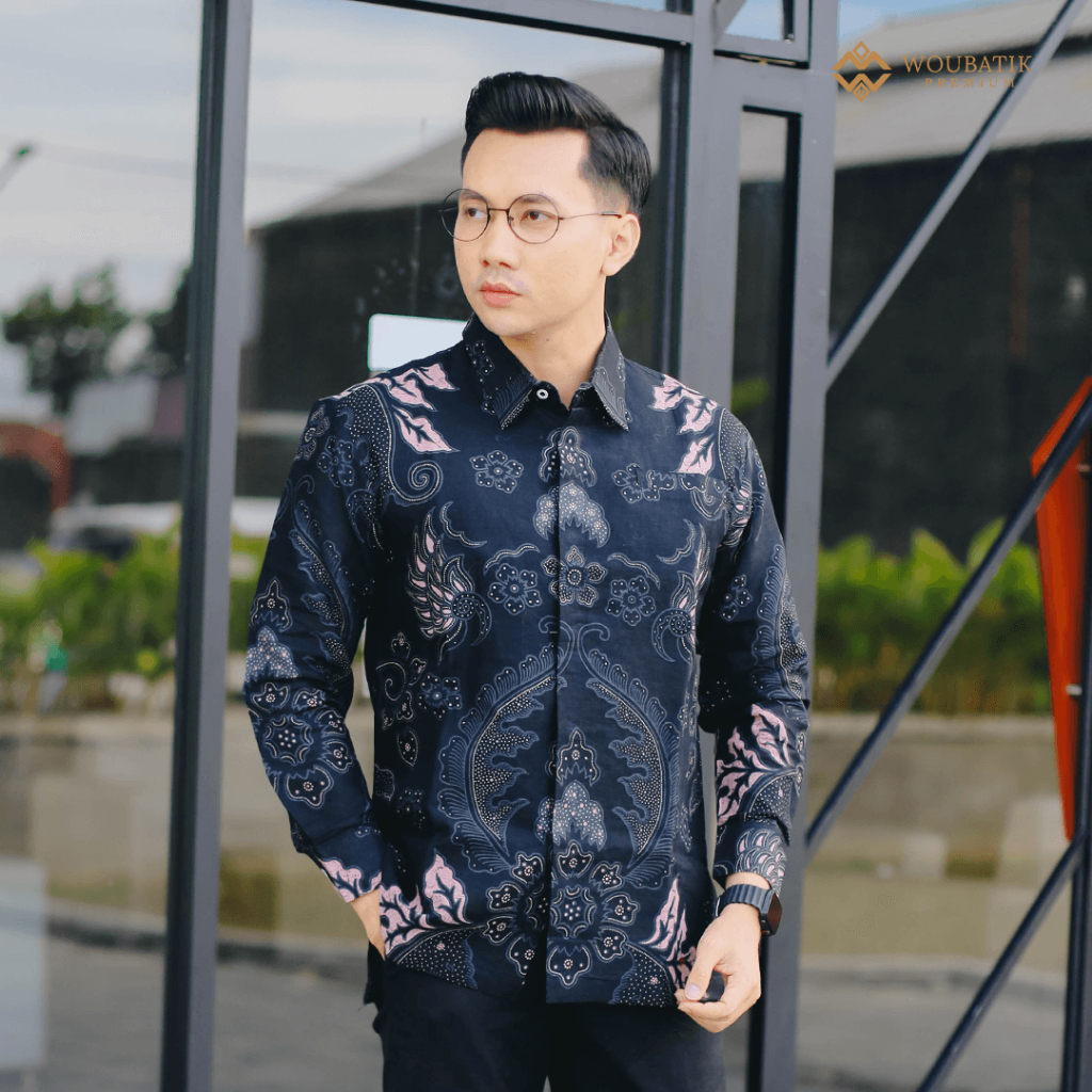 Jual WOUBATIK PREMIUM- Kemeja batik pria slimfit lapis furing Bhaskara ...