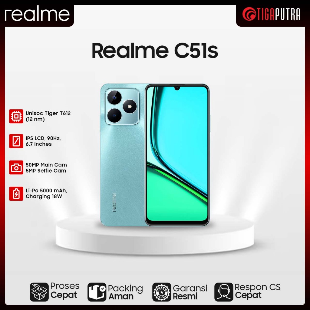 Jual Realme C51s (Ram 6GB, Rom 128GB, 50MP AI Camera) | Shopee Indonesia