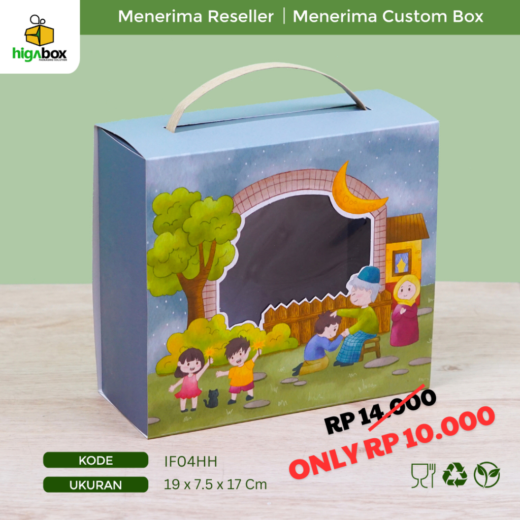Jual Box Kue Kering Idul Fitri / Box isi 3 Toples Kue Tebal Lebaran ...