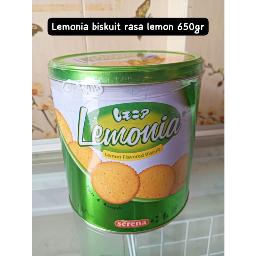 Jual Roti Kaleng Lemonia Biskuit rasa Lemon 650gr, Ready Stock Jogja ...