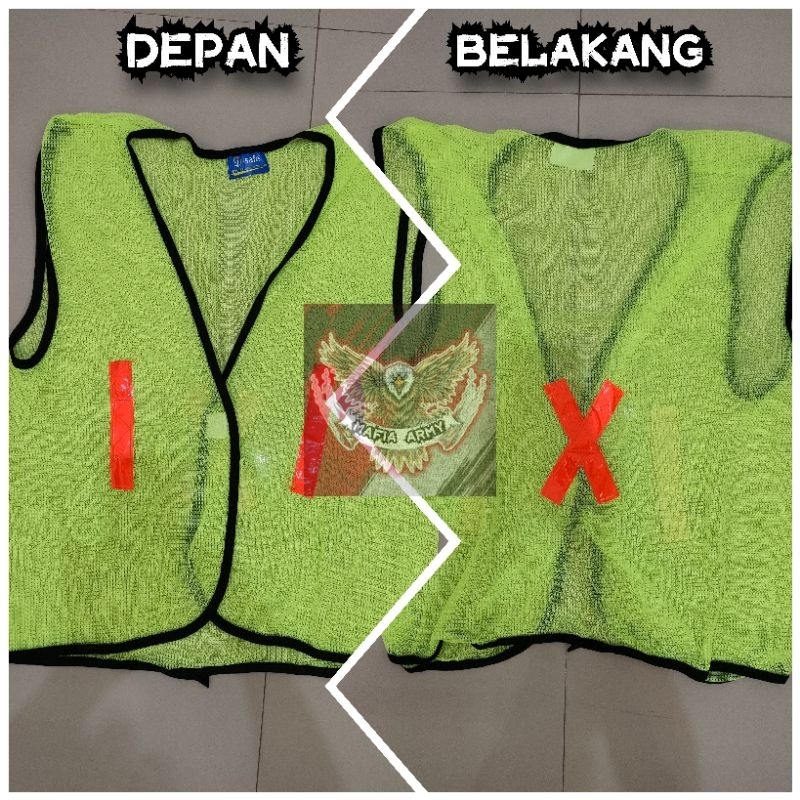 Jual Rompi Jaring Rompi Safety Rompi Proyek Rompi X | Shopee Indonesia