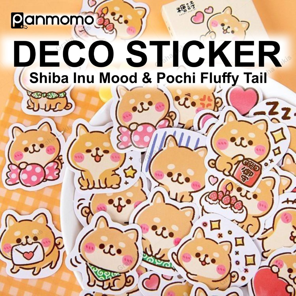 Jual Shiba Inu Mood / Pochi Deco Sticker Pack - Kertas Stiker Lucu ...