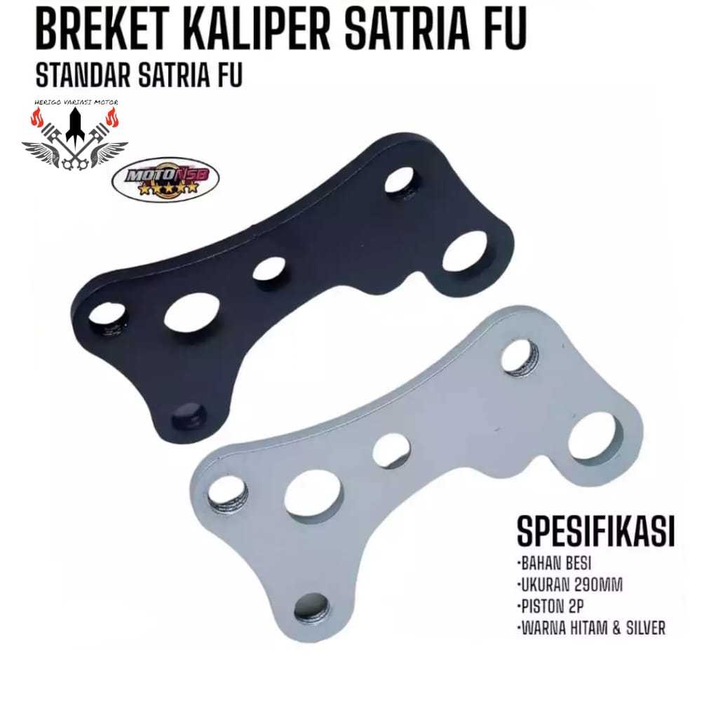 Jual BREKET KALIPER SAMURAI 2 PISTON PIRINGAN 290MM STANDAR SATRIA FU | Shopee Indonesia