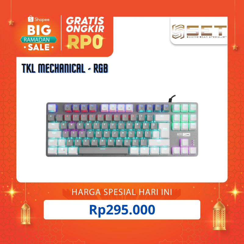 Jual Keyboard Gaming Altec Lansing ALGK-8404 White Grey - Ten Key Less ...