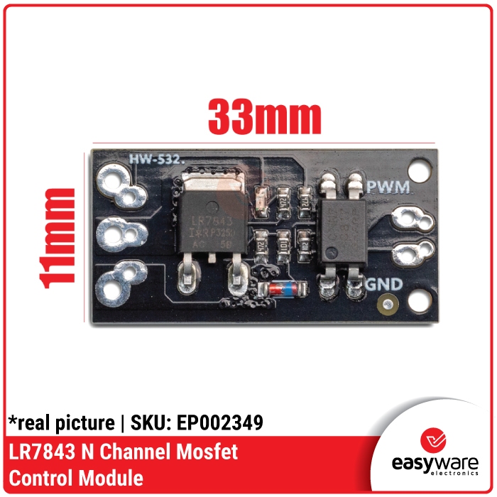 Jual LR7843 N Channel Mosfet Control Module | Shopee Indonesia