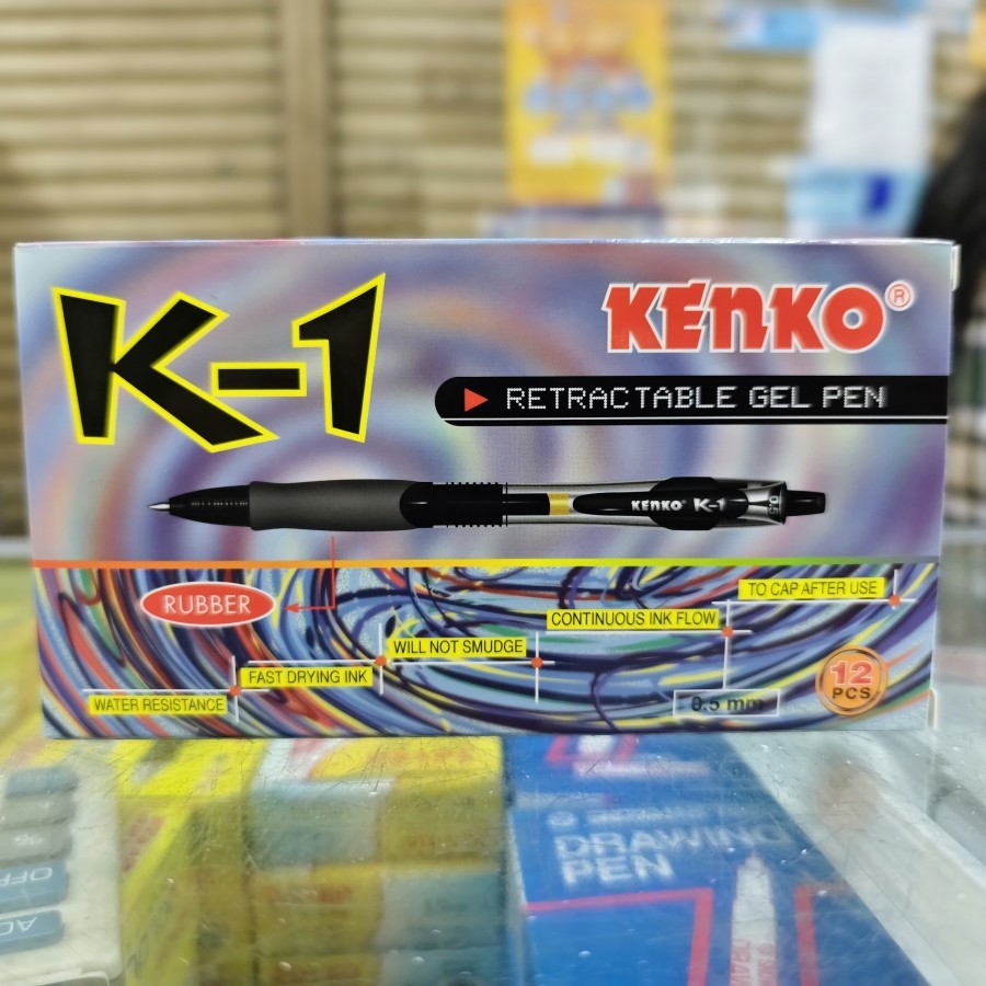 Jual Bolpen / pulpen / Ballpoint Pen Gel Kenko K1 / K-1 (1 Lusin / 12 ...