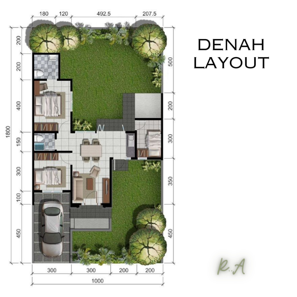 Jual Jasa Gambar Denah Bangunan 2D Site Layout Desain Arsitek Gambar ...