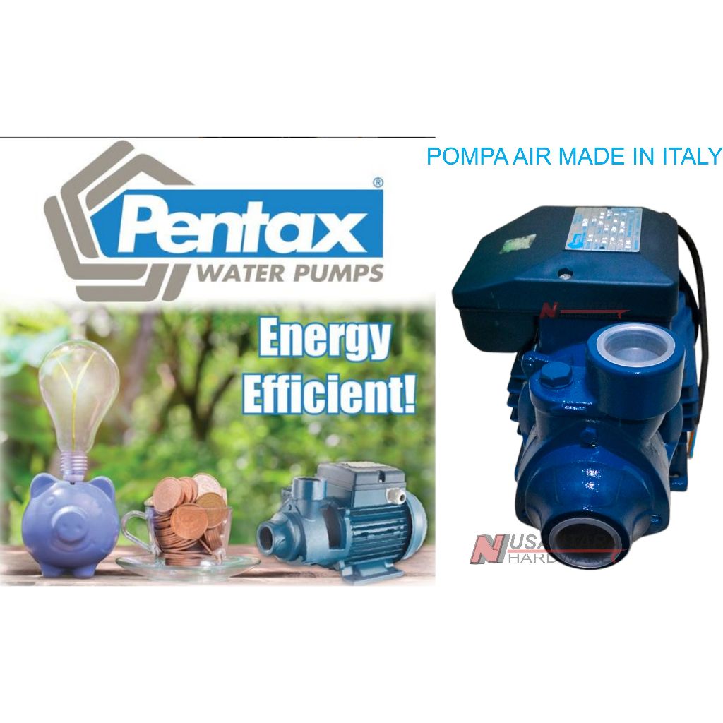Jual pompa air sumur,pompa air pentax pm 45 E made in italy,water pump ...