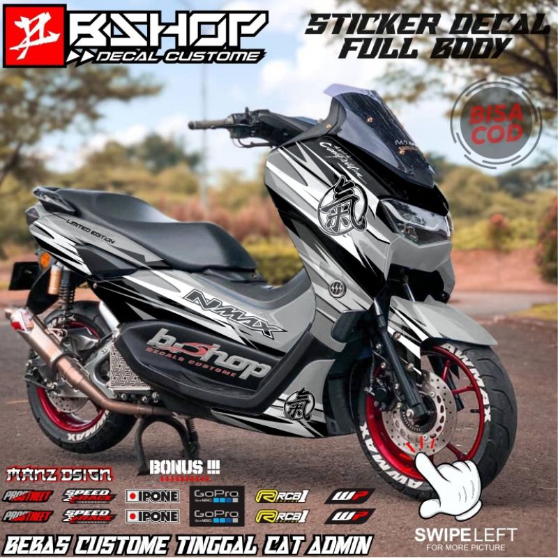 Jual sticker decal full body nmaxNew/nmax Old motif castom terbaru ...