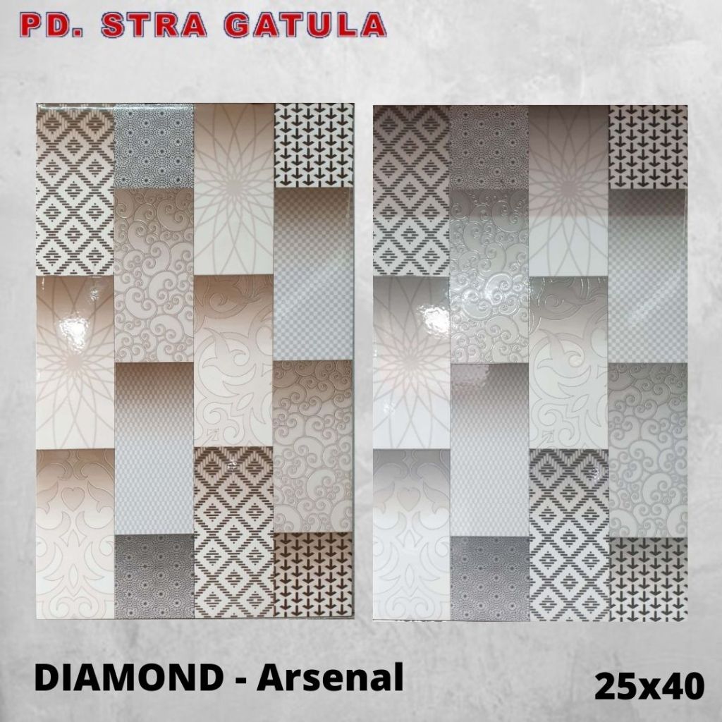 Jual (Invoice) Keramik 25x40 DIAMOND Arsenal - Keramik Dinding ...