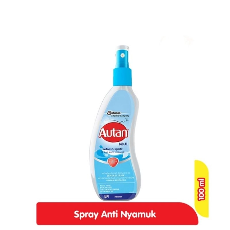 Jual Autan Refresh Spritz Spray AntiNyamuk 100 ml | Shopee Indonesia