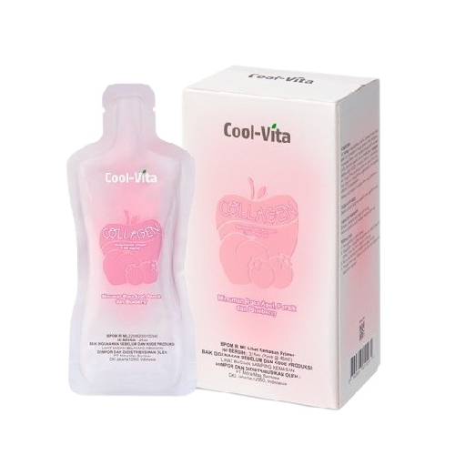 Jual COOL-VITA COLLAGEN 1 POUCH MINUMAN KOLAGEN READY TO DRINK SIAP ...