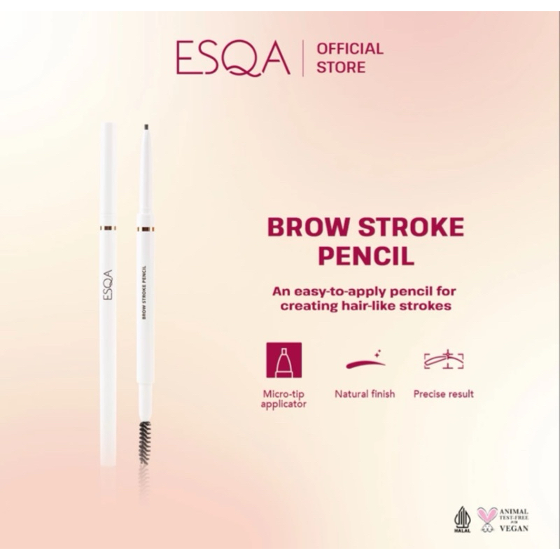 Jual ESQA BROW STROKE PENCIL PENSIL ALIS MEKANIK ESQA CHOCOLATE ESQA ...