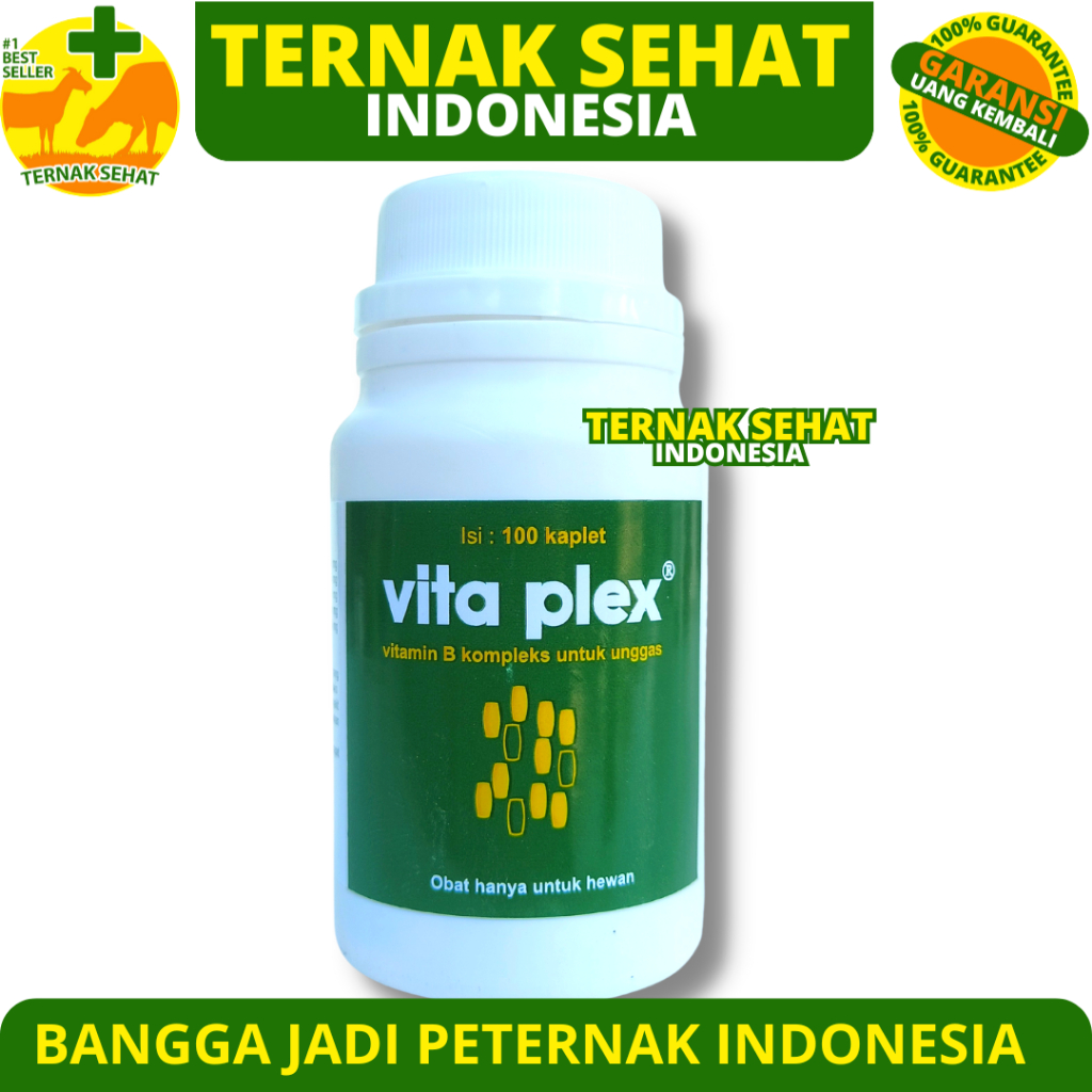 Jual VITA PLEX 100 KAPLET - Vitamin Unggas Ayam Burung Lengkap Vitaplex | Shopee Indonesia