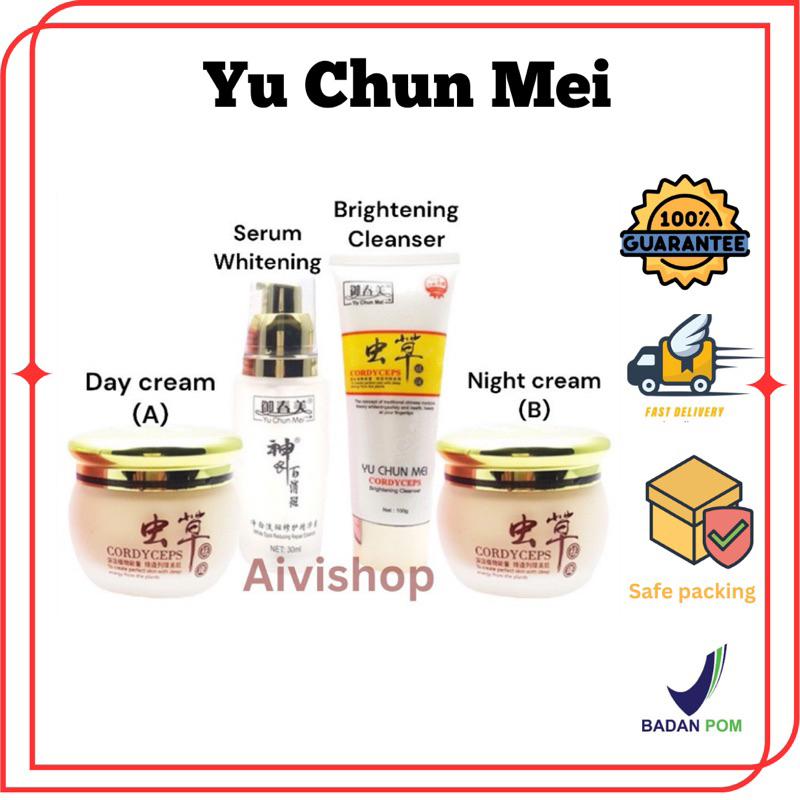 Jual READY ️Yu Chun Mei Original Day Night Cream CORDYCEPS Serum ...