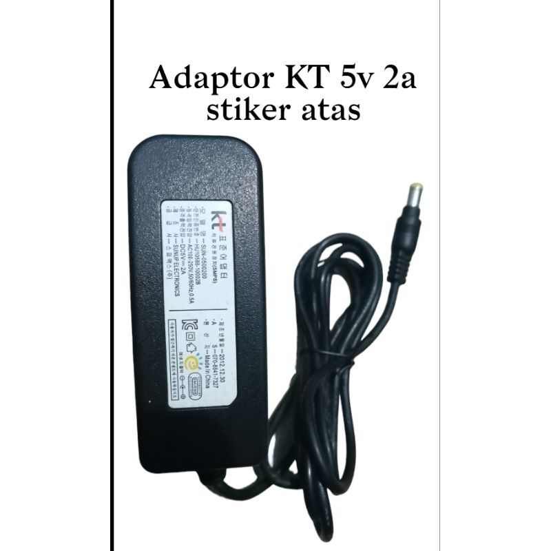 Jual Adaptor KT 5v 2a stiker atas | Shopee Indonesia