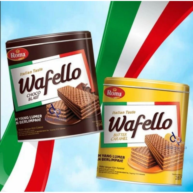 Jual Roma Wafello kaleng | Shopee Indonesia
