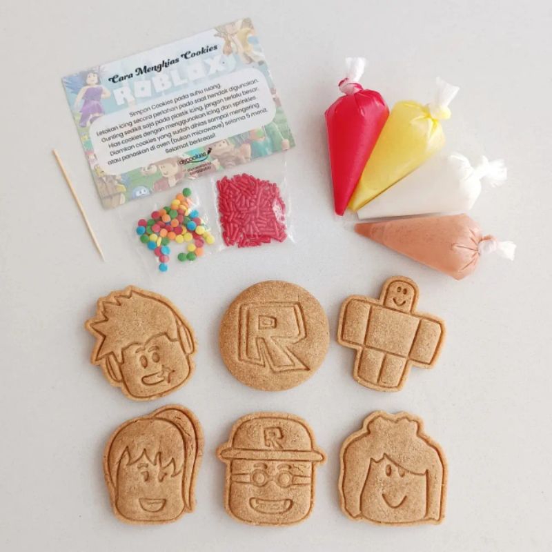 Jual DIY Cookies Kit tema Roblox | Roblox DIY Cookies | Cookies Roblox ...