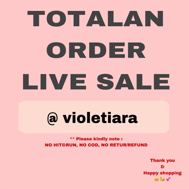 Jual LIVE SALE BATCH II | Shopee Indonesia