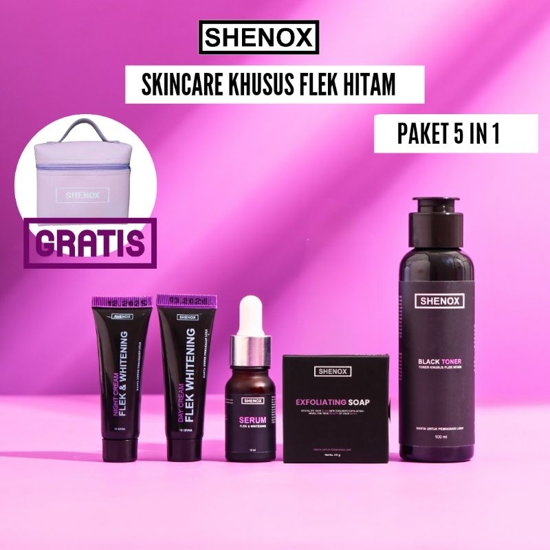 Jual Shenox Skincare Flek Hitam 5 in 1 Dark Spot Melasma Bekas Jerawat Resmi BPOM | Shopee Indonesia