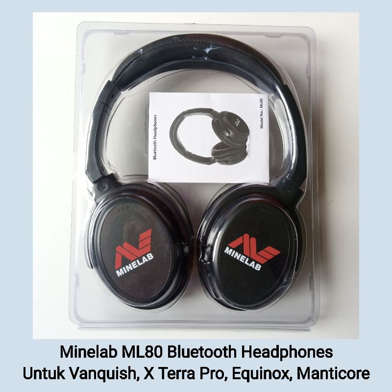 Jual Headphone Bluetooth Minelab ML 80 (original), rekomendasi untuk Vanquish, X Terra pro ...