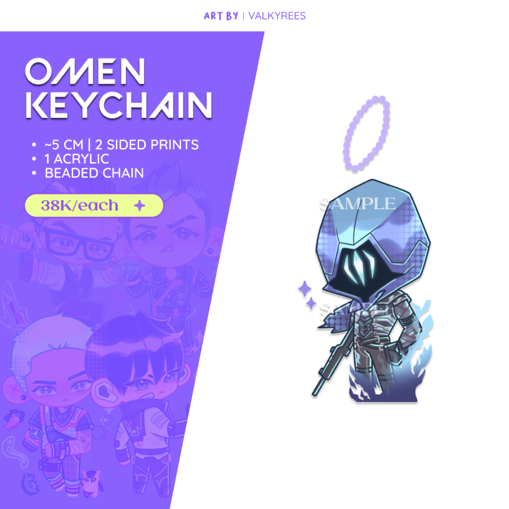 Jual VALORANT KEYCHAIN STICKER | GANTUNGAN KUNCI DAN STIKER ISO GEKKO ...