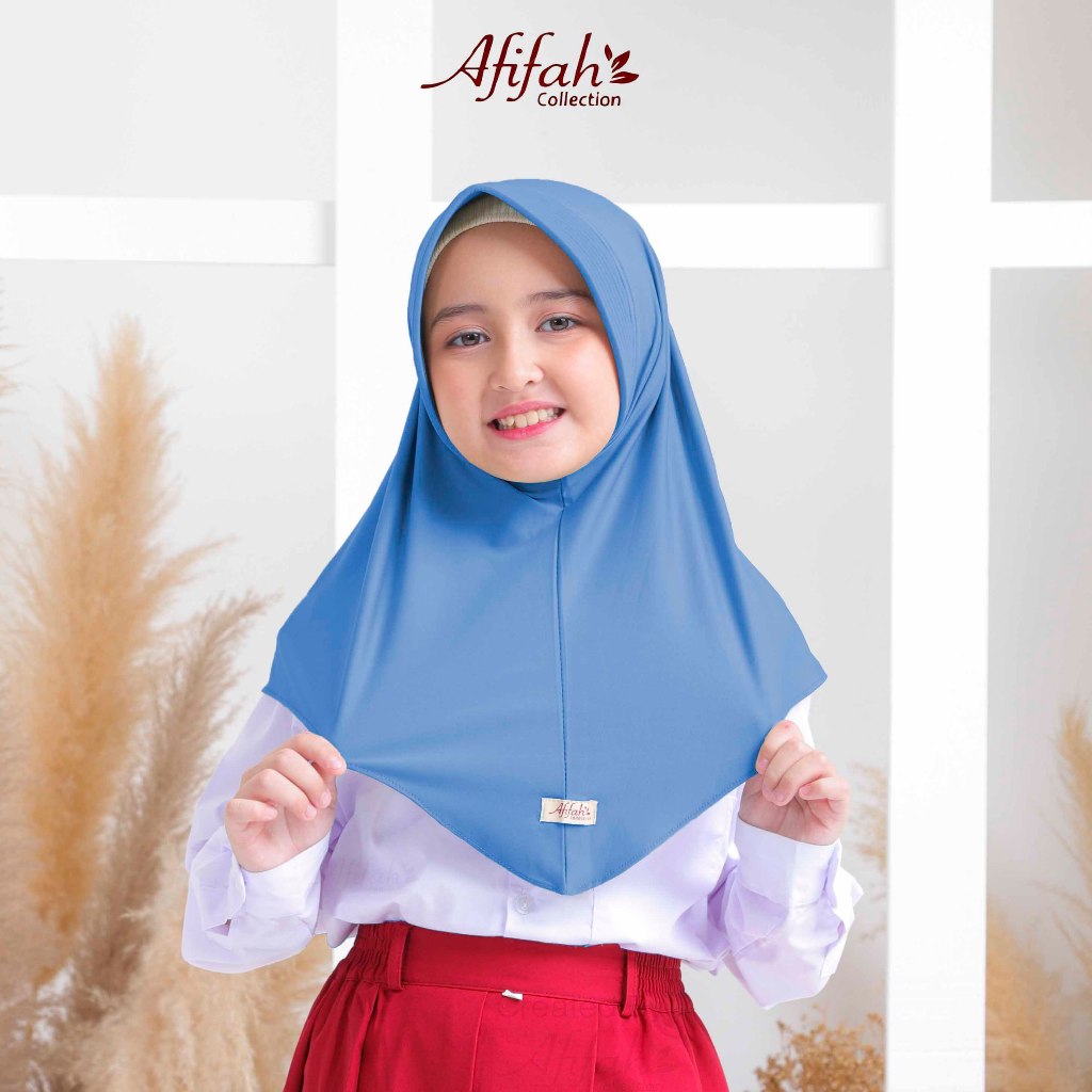 Jual Hijab Bergo Hamidah Jersey Label Afifah Collection Jilbab Sekolah Pinguin Anak By Afifah ...