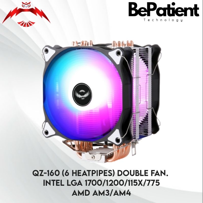 Jual OwL QZ-160 (6 Heatpipe) Dual Fan CPU Cooler HSF Intel LGA 1700 ...