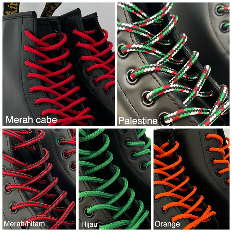 Jual TALI DOCMART 8 HOLE - tali sepatu dr martens redwings 8 eye hole ...