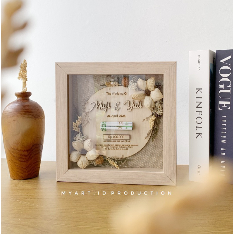 Jual Mahar Pernikahan Rustic Mahar Nikah Bingkai | Shopee Indonesia