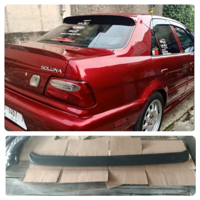 Jual spoiler bagasi duktil Soluna model slim | Shopee Indonesia