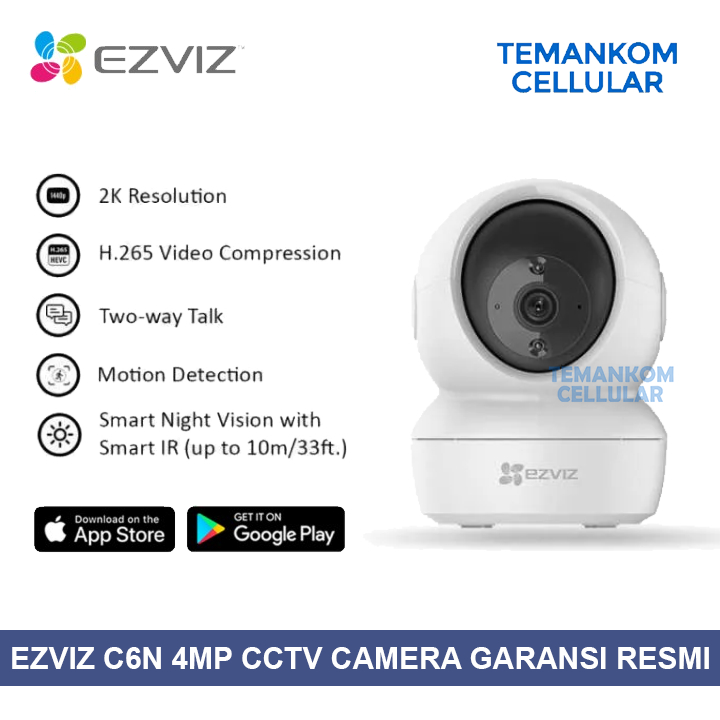 Jual EZVIZ CCTV Camera Security C6N 4MP 2K Kamera Wifi Garansi RESMI ...