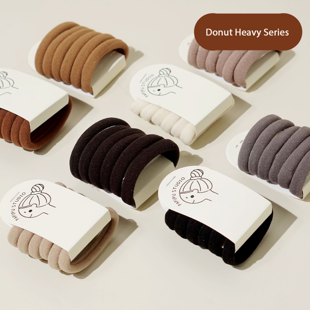 Jual Papipu studio Ikat Rambut Donut Premium Heavy series | Shopee ...