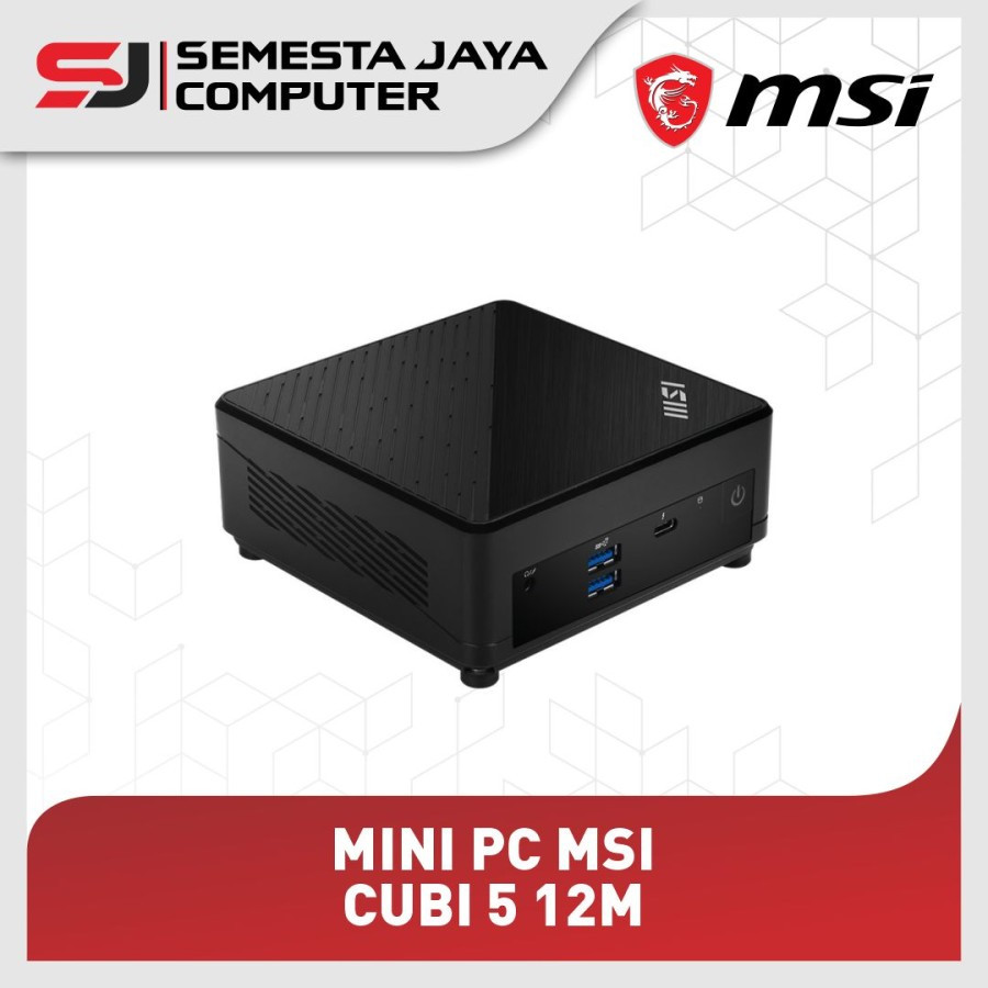 Jual MSI CUBI 5 12M Mini PC Intel Processor Core i3 1215U Barebone ...