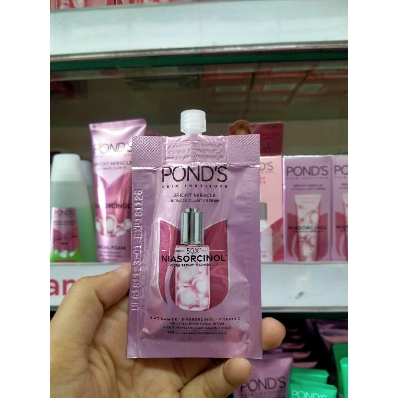 Jual POND'S ULTIMATE CLARITY SERUM NIASORCINOL sachet (HARGA PER PCS ...