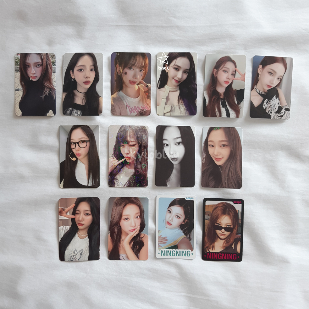 Jual [ready] Photocard Pc Official Aespa Karina Giselle Winter Ningning