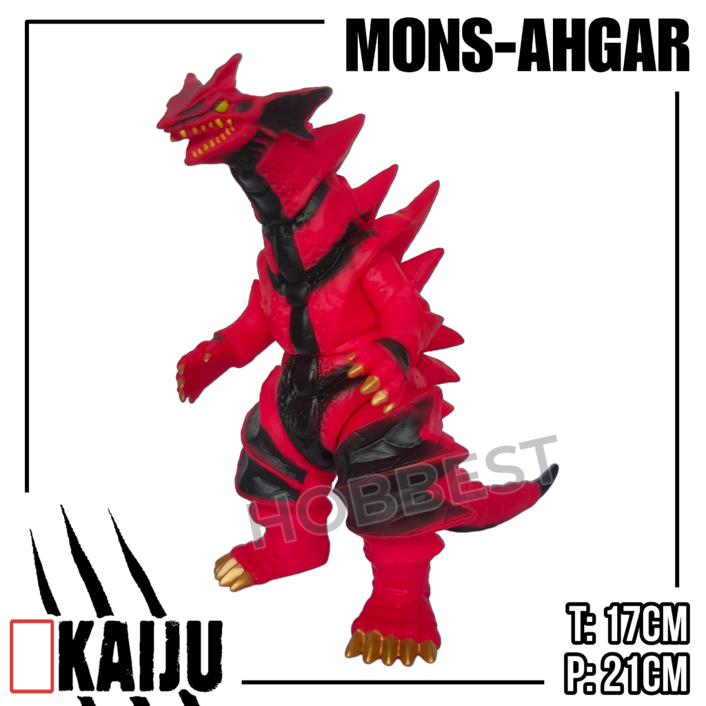 Jual Kaiju MONS-AHGAR - Action Figure Monster Ultraman Monsarger Mons ...