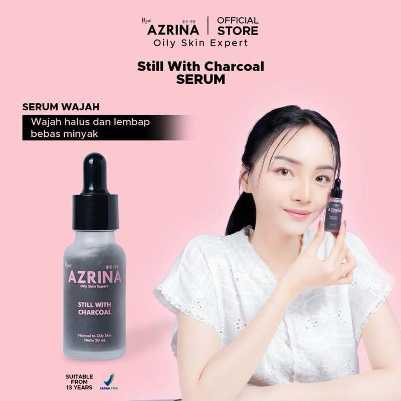 Jual Azrina Serum Still With Charcoal | Shopee Indonesia