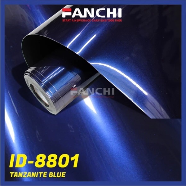 Jual Sticker FANCHI PET101 ID-8801 Moonlight Tanzanite Blue Hitam ...