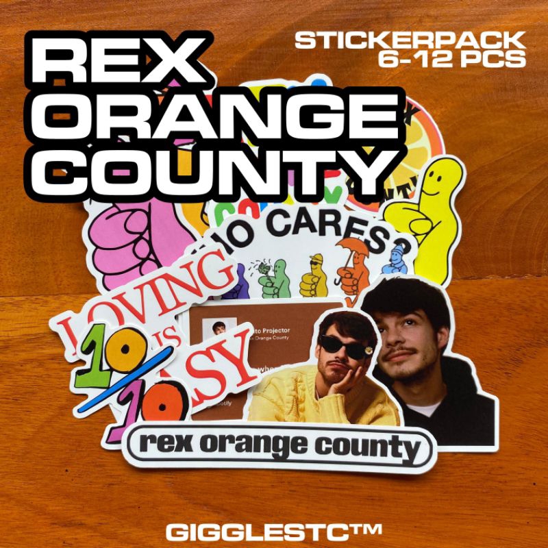Jual Sticker Pack REX ORANGE COUNTY | Shopee Indonesia