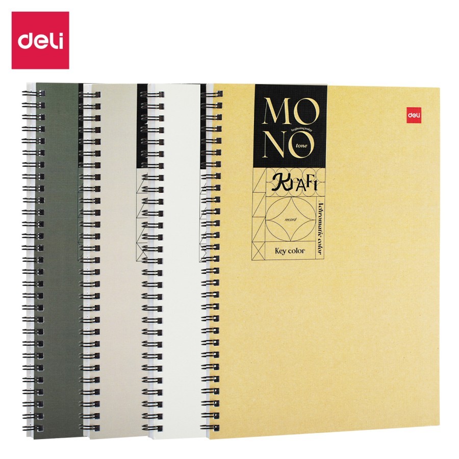 Jual Deli Notebook Spiral B5 60 Halaman ELB560 - Earth Tone | Shopee ...