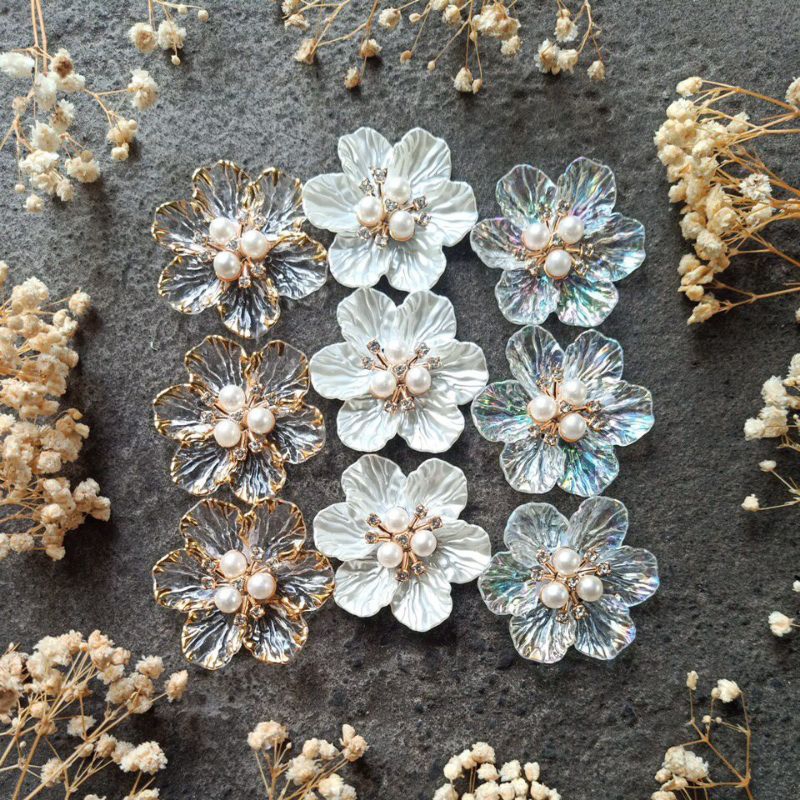 Jual bunga akrilik bunga ring box manik manik bunga monte bunga mahar ...