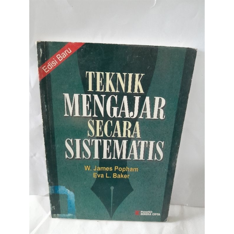 Jual Teknik Mengajar Secara Sistematis Edisi Baru by W. James Popham ...