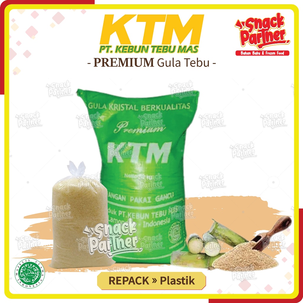 Jual KTM GULA TEBU - REPACK CURAH 250 / 500 GR / 1 KG - Gula Pasir ...