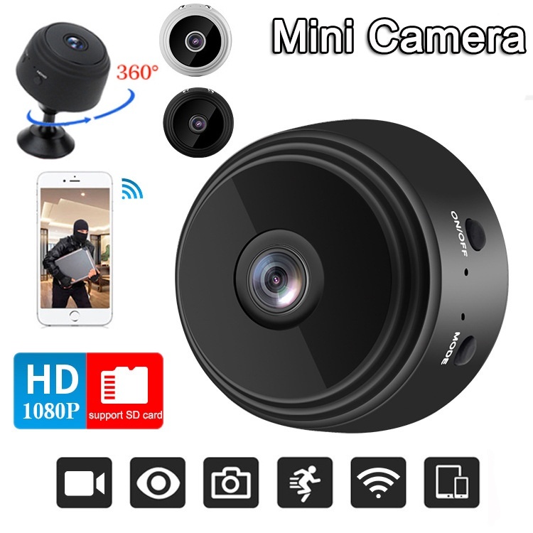 Jual Mini CCTV Camera A9 Wireless Wifi Hd 1080P Micro Kamera v380 Smart ...
