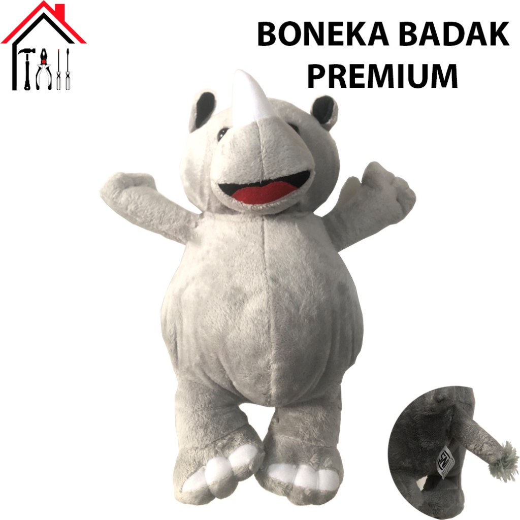 Jual MYTOOLS Boneka Badak / Boneka Motif Hewan / Mainan Anak Anak ...