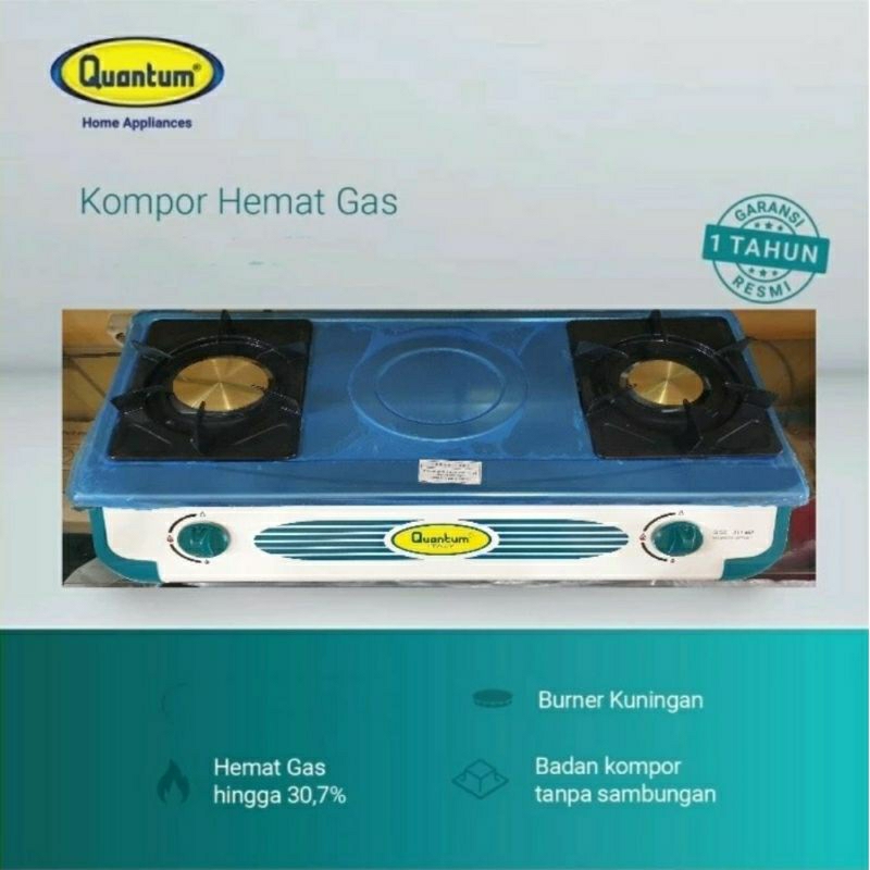 Jual Quantum QGC-211 MP Kompor Gas 2 Tungku Magnetic Ignition Gas ...